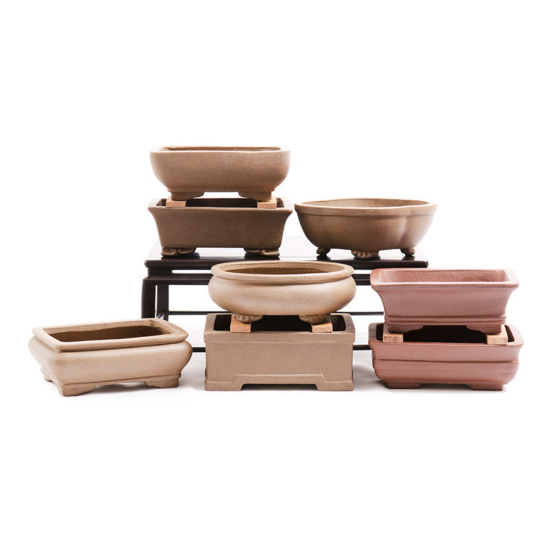 Chinese, Unglazed Ceramic Bonsai Pots - Bonsai Tree (Pty) Ltd.